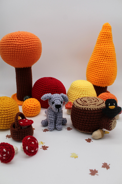 Ravelry: Autumn landscape set pattern by Tobbys Handcraft