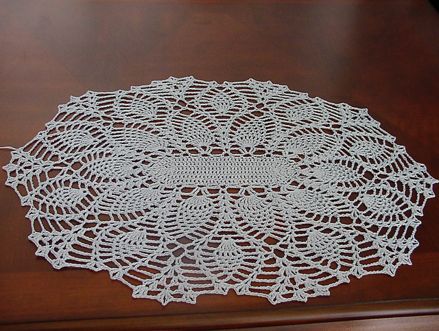 Ravelry: Oval Placemat pattern by American Thread Company
