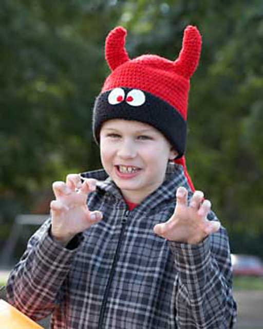 Ravelry: Character Hats - Devil pattern by Bernat Design Studio