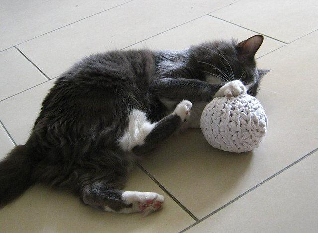 Ravelry: T-shirt Cat's Toy Balls with valeriana scent pattern by Tamara ...