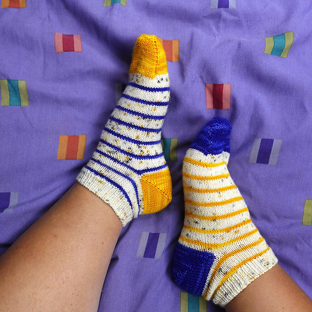 Ravelry: Toe Up Simple Socks No 4 pattern by Tonia Lyons