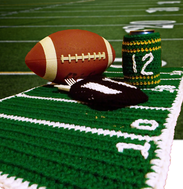 Ravelry: Football Party Set pattern by Too Yarn Cute