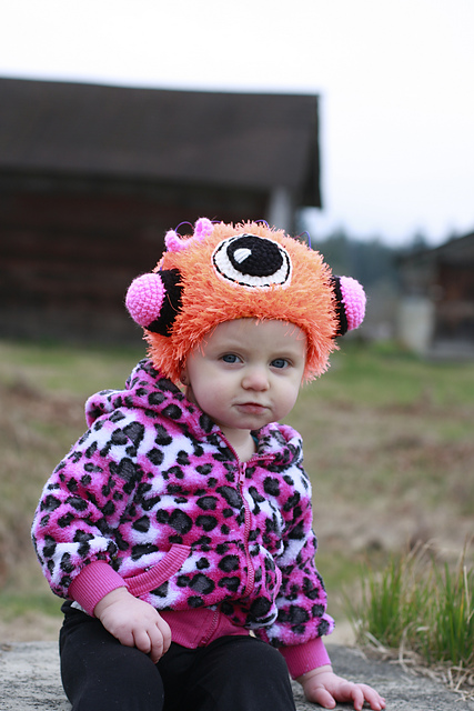 Ravelry: DJ Monster Beanie (NB-Adult) pattern by Too Yarn Cute