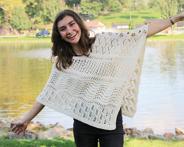Ravelry: Lace Sampler Poncho pattern by Sherrie Kibler