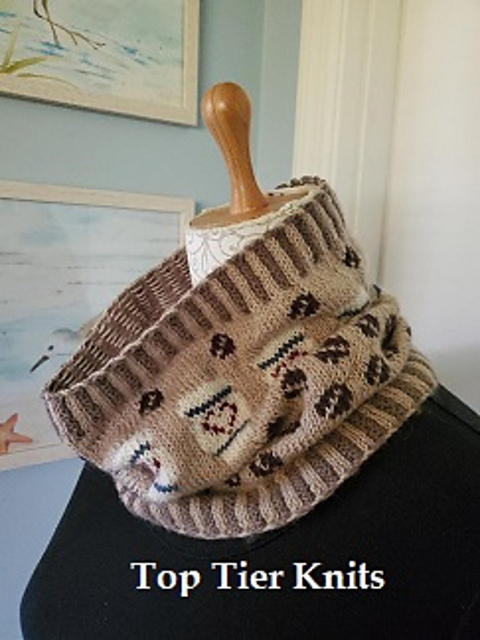 Ravelry: Coffee Run Cowl pattern by Top Tier Knits