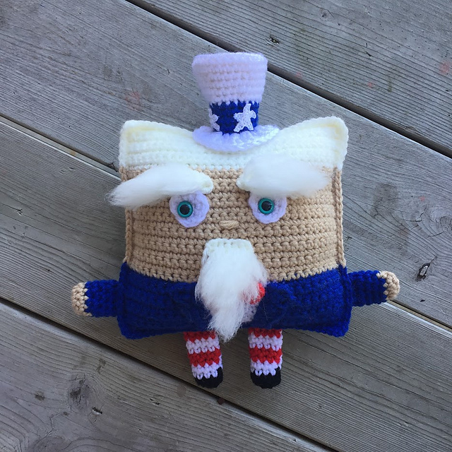 Ravelry: Uncle Sam Cuddler pattern by Victoria Stewart