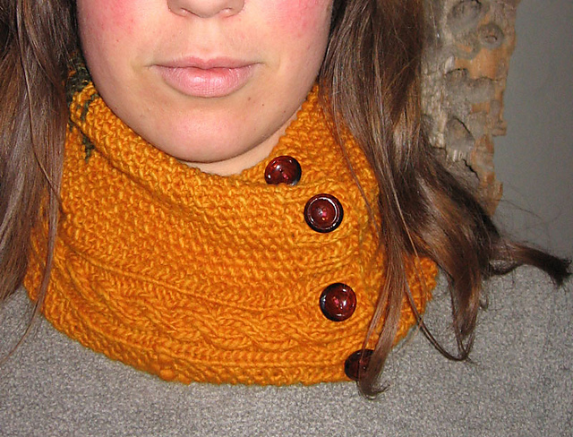 Ravelry: neck cozy pattern by Torrey Witherspoon