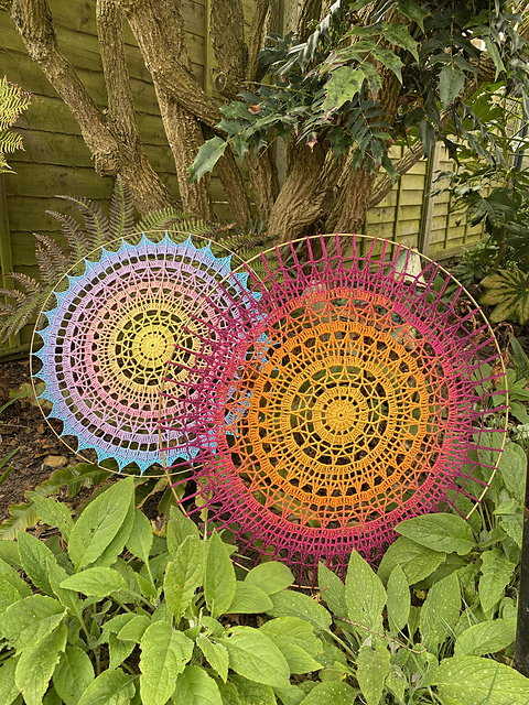 Ravelry: Solstice Rays Mandala pattern by Emma L. Kerridge-Conium