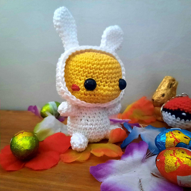 Ravelry: Rabbit Pikachu pattern by Irene Tortue