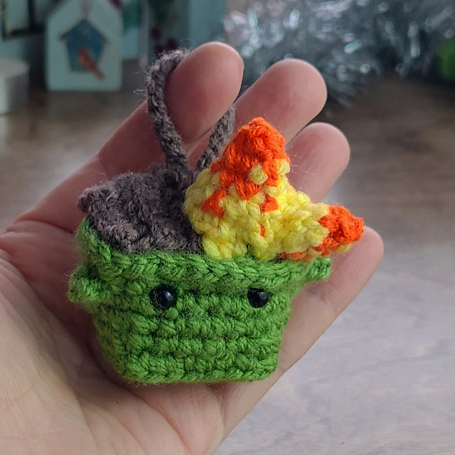 Ravelry: Mini Dumpster Fire pattern by Tory Pace