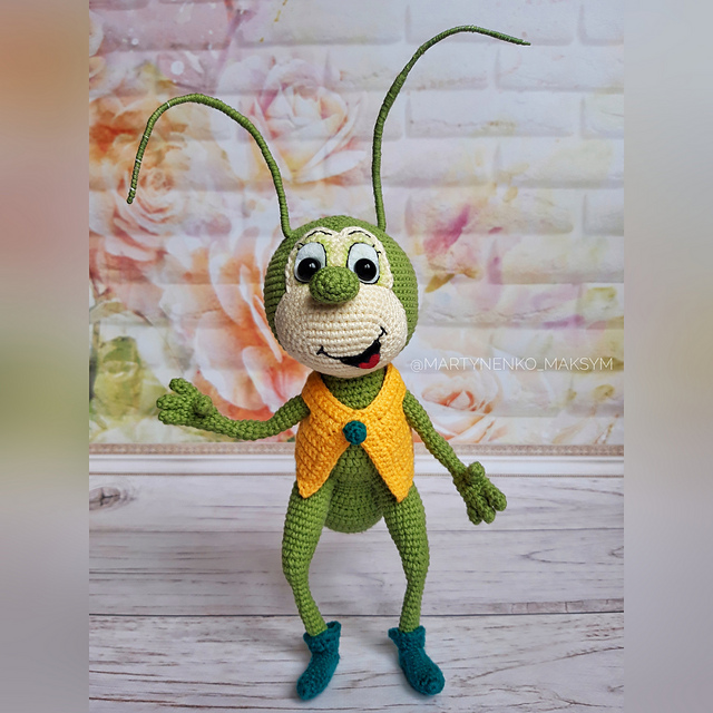 Ravelry: Grasshopper Amigurumi pattern by Maksym Martynenko