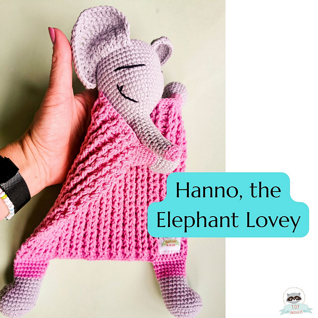 Ravelry: Hanno, the Elephant lovey pattern by Ena Andra
