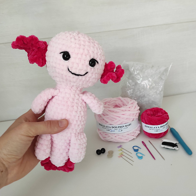 Ravelry: Axolotl plush pattern by Ivanna Garazhdzhuk