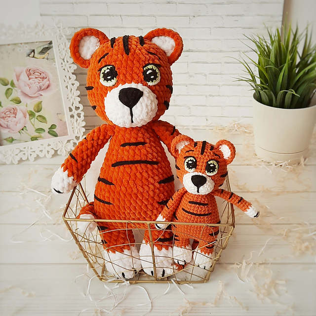 Ravelry: Crochet Tiger toy pattern by Lyubov Volkova