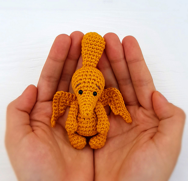 Ravelry: Mini Pterodactyl pattern by Tsyndyma Tsyngueva