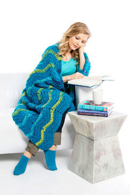 Ravelry: Tide Pool Throw pattern by Loops & Threads™ Design Team