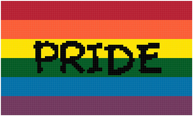 Ravelry: Rainbow Pride graph pattern by KnotsinYarn
