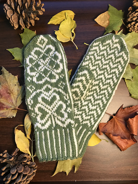 Ravelry: Celtic Kelly Mittens pattern by Kyla James