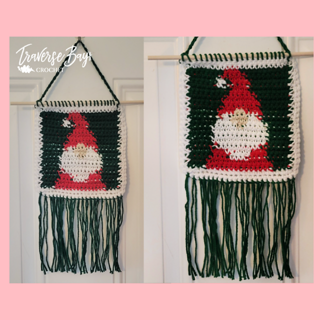 Ravelry: Santa Gnome Wall Hanging pattern by Laura Brian