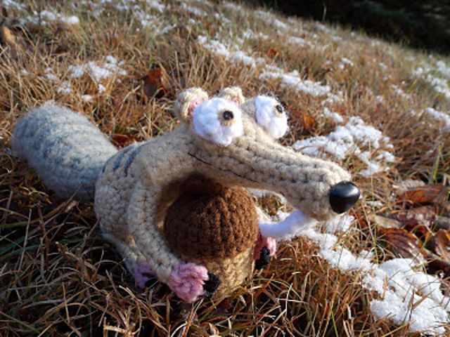 Ravelry: Scrat the Squirrel pattern by Rebekah Fair