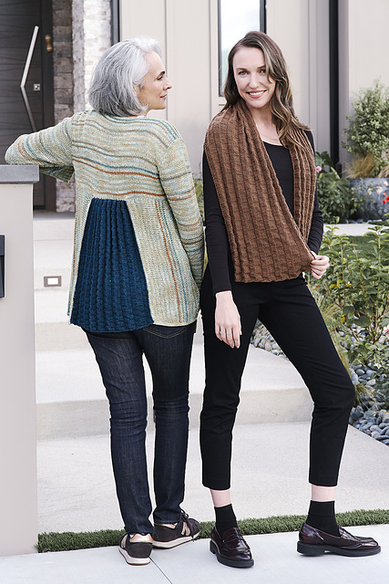 Ravelry: 6800F Pleat Back Swing Cardigan pattern by Barry Klein