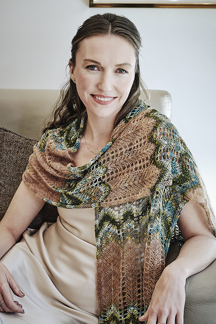 Ravelry: 6800P Facade & Silkhair Print Zig Zag pattern by Barry Klein