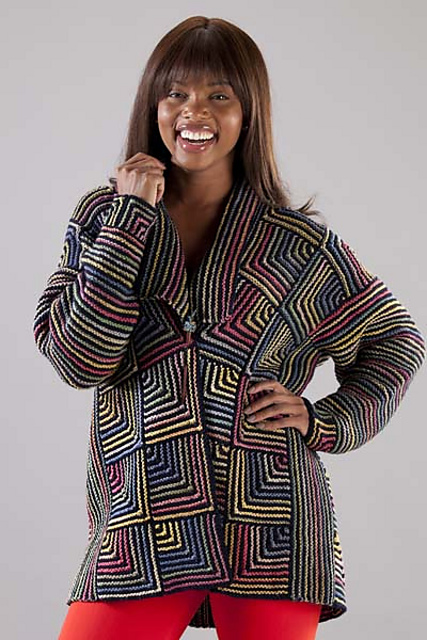 Ravelry: 5302Q Mitered Box Jacket pattern by Barry Klein