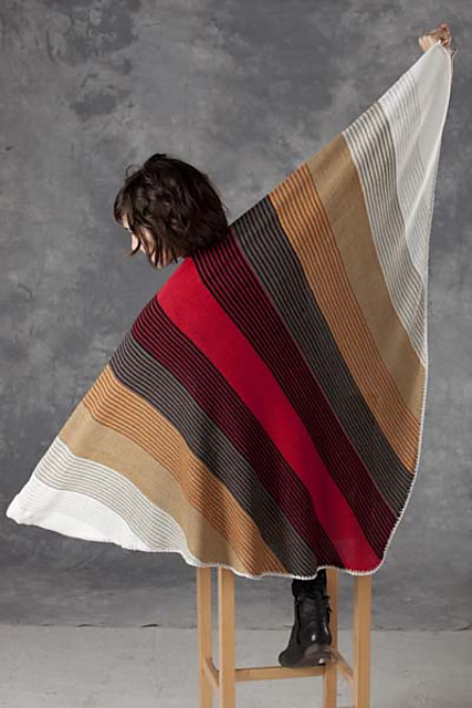 Ravelry: 5405A Moving Stripe Triangle Shawl pattern by Barry Klein