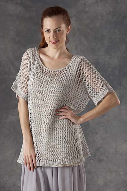 Ravelry: 5405C Openwork Pullover pattern by Barry Klein
