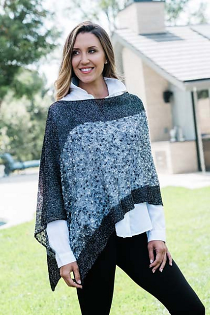 Ravelry: 5901B Poncho pattern by Barry Klein