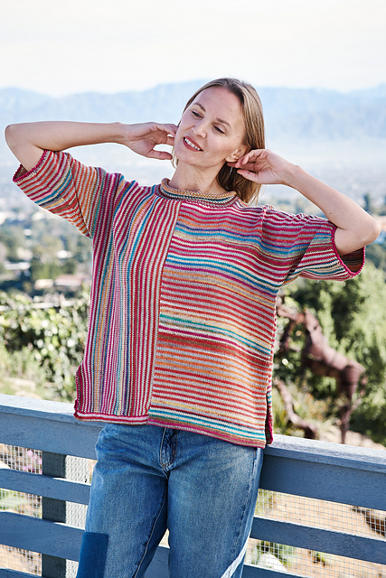 Ravelry: 6600A Celebrate Multi Direction Top pattern by Barry Klein