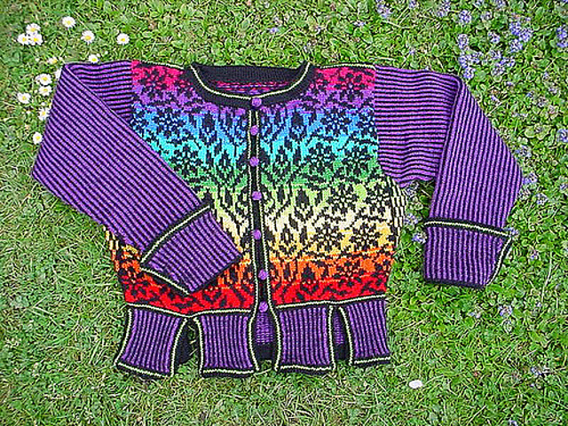 Ravelry: Rainbow Jacket pattern by Kari Hestnes
