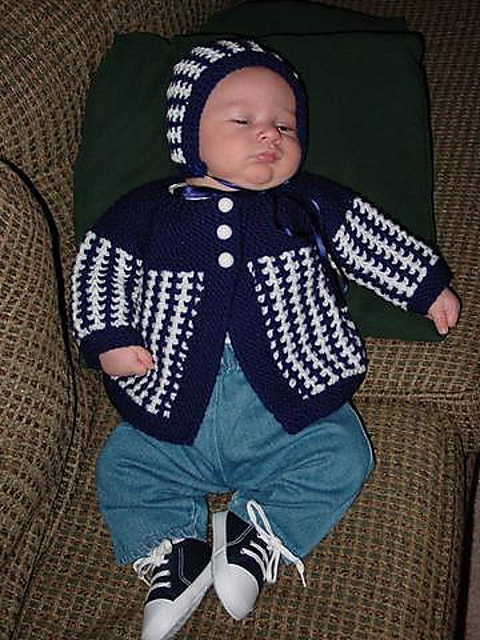 Ravelry: Baby Blue Sweater pattern by Jeannine LaRoche