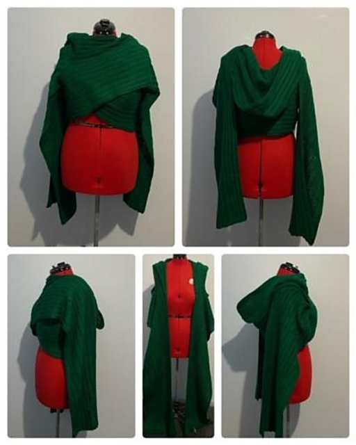 Ravelry: Elora Dana inspired Crochet shawl coat pattern by Heather Kilgore