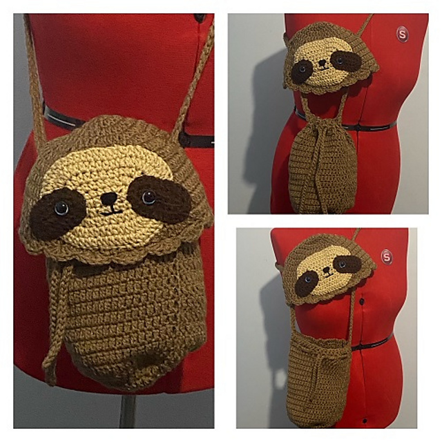 Ravelry: Sloth crossbody bag pattern by Heather Kilgore