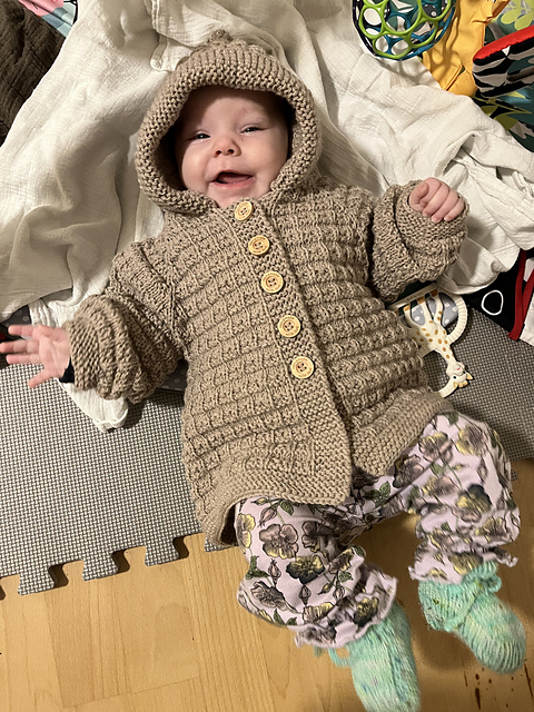 Ravelry: Babykram jakken pattern by Charlotte Werenberg