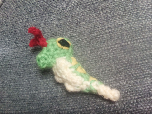 Ravelry: Caterpie Pokemon Pocket Poki pattern by Beatrix Leonard