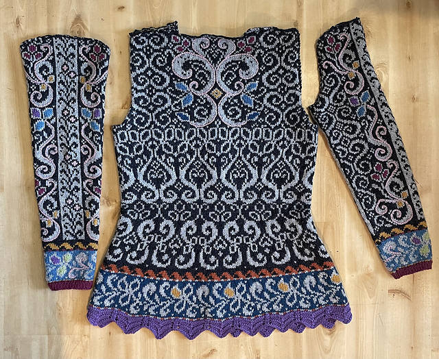 Ravelry: Troila's Fitted Jacket with Embroidery