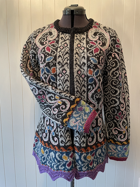 Ravelry: Troila's Fitted Jacket with Embroidery