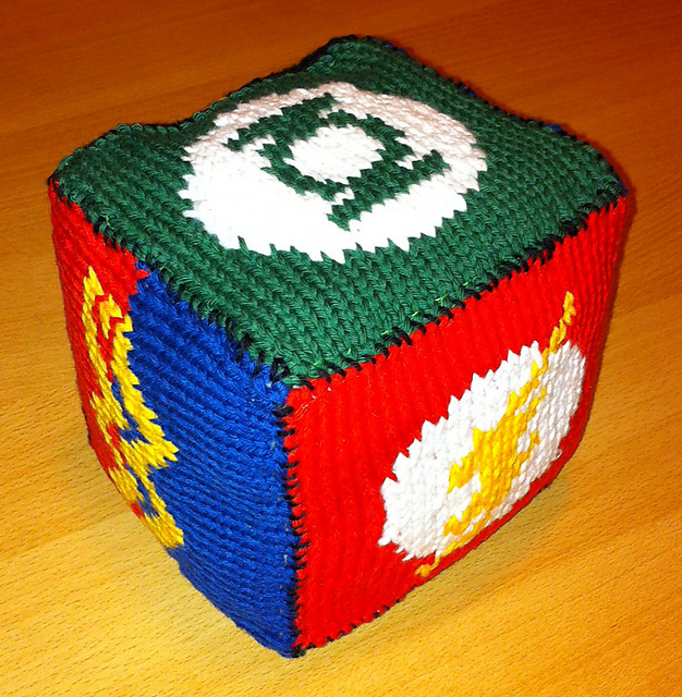 Ravelry: Roll the Dice - DC Comics pattern by Andrea "Trooperschaf"
