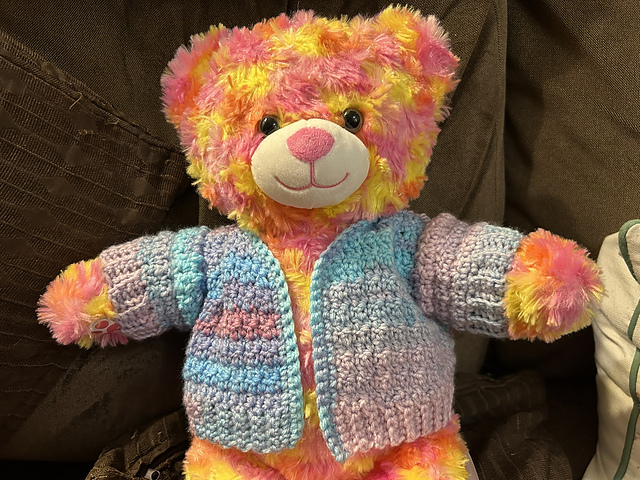 Ravelry: Teddy Bear Cardigan pattern by Amy Larden
