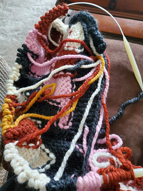 Ravelry: TubieYogi's Eurovision Angry Sweater