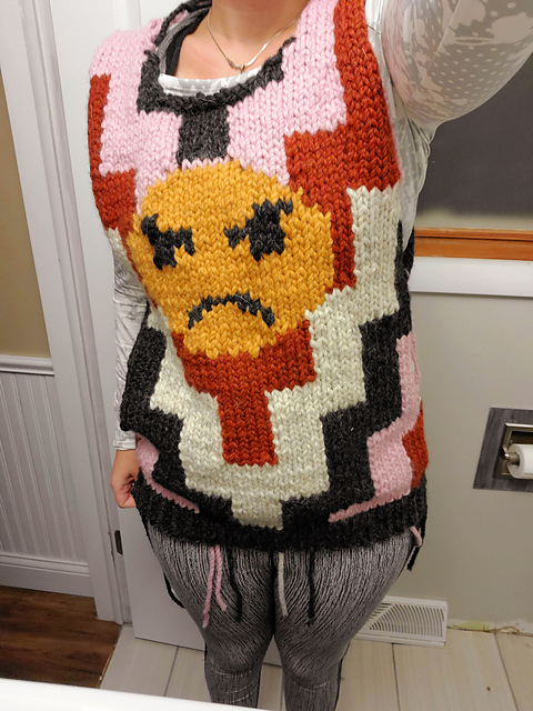 Ravelry: TubieYogi's Eurovision Angry Sweater 2.0
