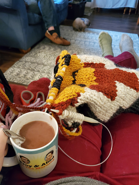 Ravelry: TubieYogi's Eurovision Angry Sweater 2.0