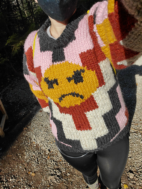 Ravelry: TubieYogi's Eurovision Angry Sweater 2.0