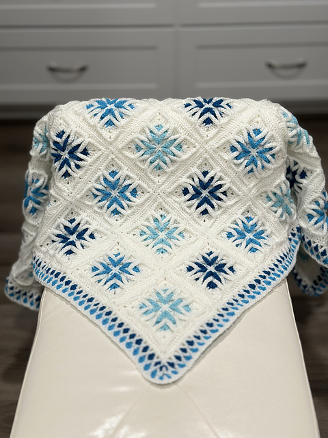 Ravelry: Cathedral Windows Blanket pattern by Tudor Time Treasures