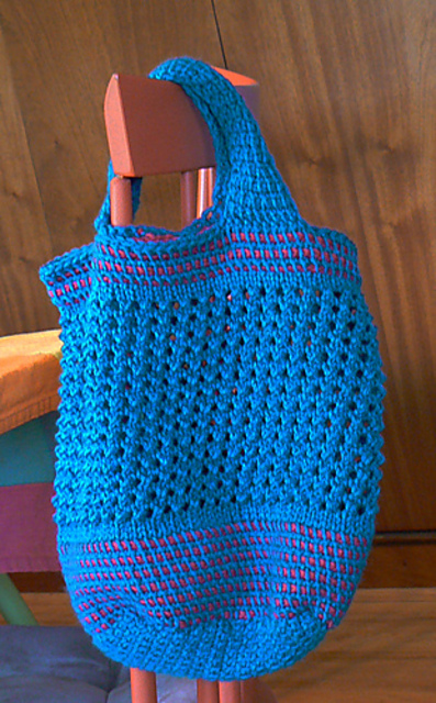 Ravelry: TC/Knit Market Bag pattern by Tuni C. Weaver
