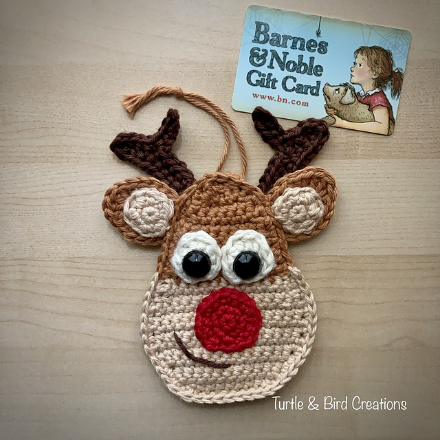 Ravelry: Rudolph Gift Card Holder pattern by Toni Davenport