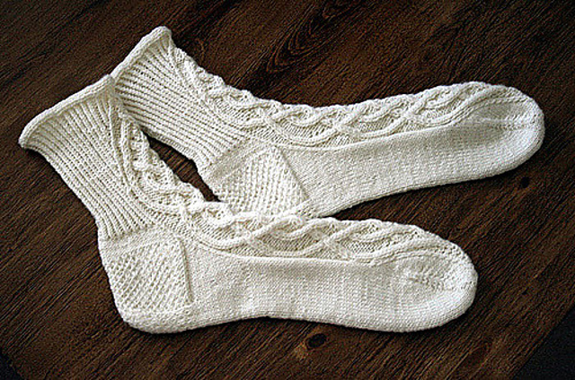 Ravelry: Celtic Braid Socks pattern by Tuulia Salmela