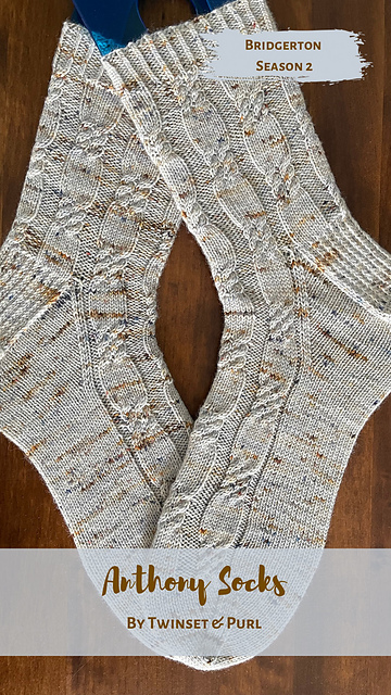 Ravelry: Anthony Socks (Bridgerton Season 2) pattern by Rachel Fletcher